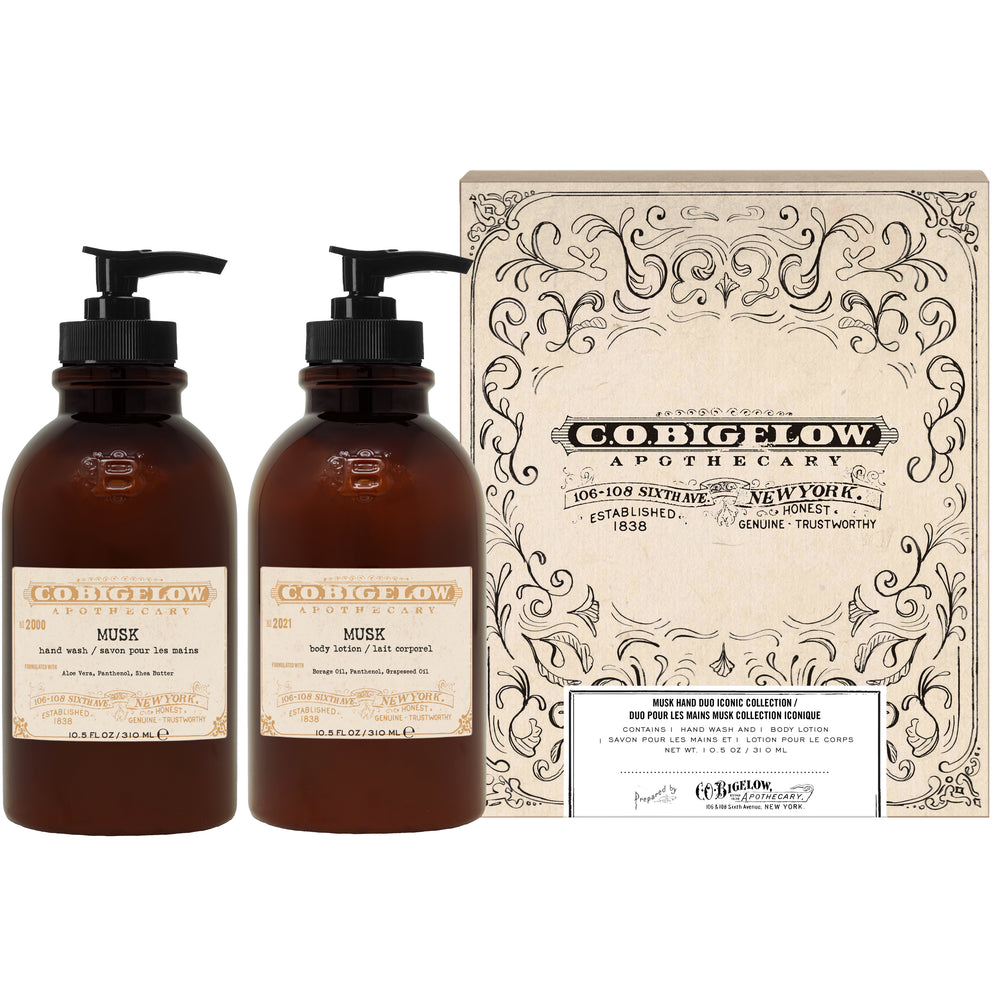 Iconic Collection - Musk Body Lotion & Hand Wash Set – C.O. Bigelow