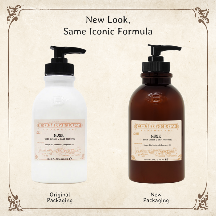 Iconic Collection - Musk Body Lotion No. 2021 – C.O. Bigelow