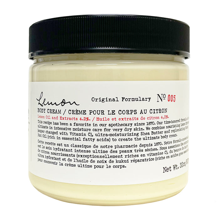 Lemon Body Cream No. 005 - 32 oz – C.O. Bigelow
