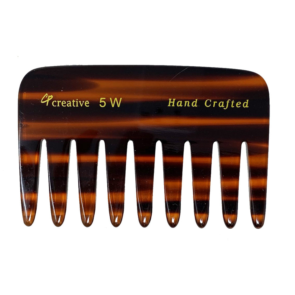 Wide Tooth Tortoise 4 inch Pocket Comb # 5W – C.O. Bigelow