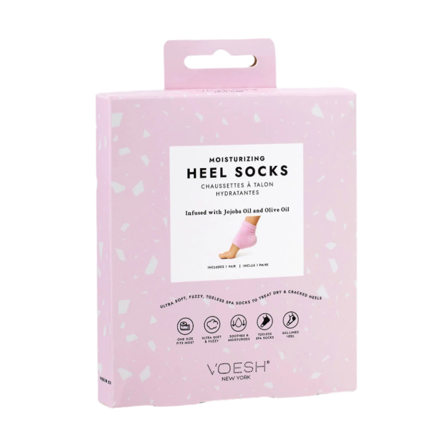 Moisturizing Heel Socks - Pink – C.O. Bigelow