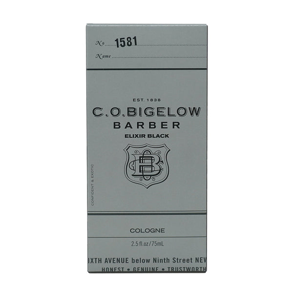 Elixir Black Cologne No. 1581 – C.O. Bigelow