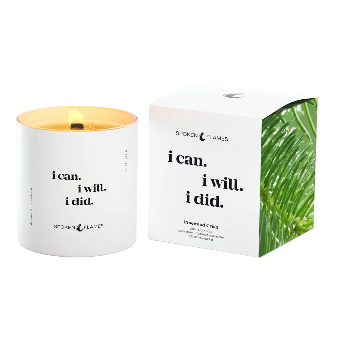 I Can. I Will. I Did. Candle – C.O. Bigelow