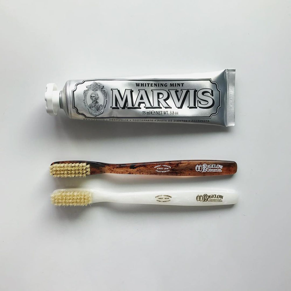 Natural Bristle Toothbrush - Soft Tortoise – C.O. Bigelow